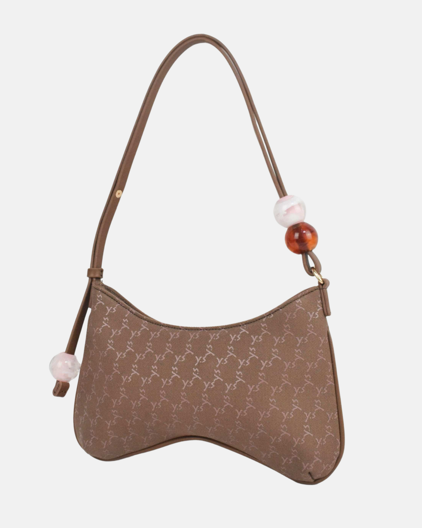 Lou Shoulder Bag - Brown & Pink – yorestorestudio