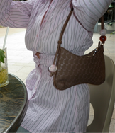 Lou Shoulder Bag - Brown & Pink – yorestorestudio